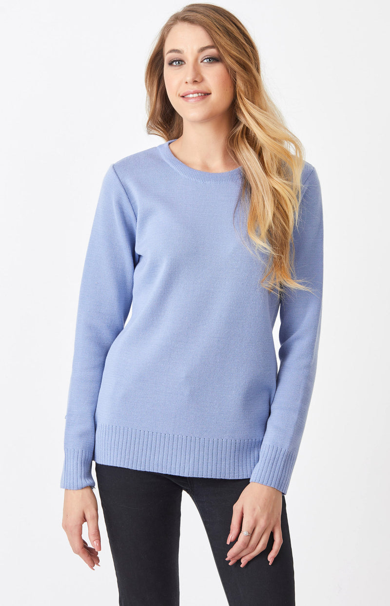 Merino Ladies Crew Sweater | Aklanda Australia